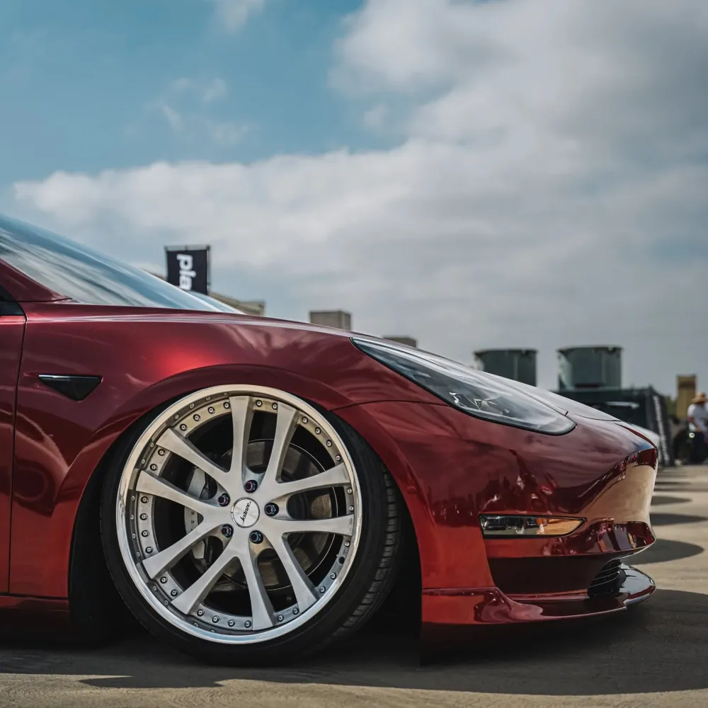 Best Gloss Dark Red Vinyl Wrap | Dark Red Metallic Vinyl Wraps