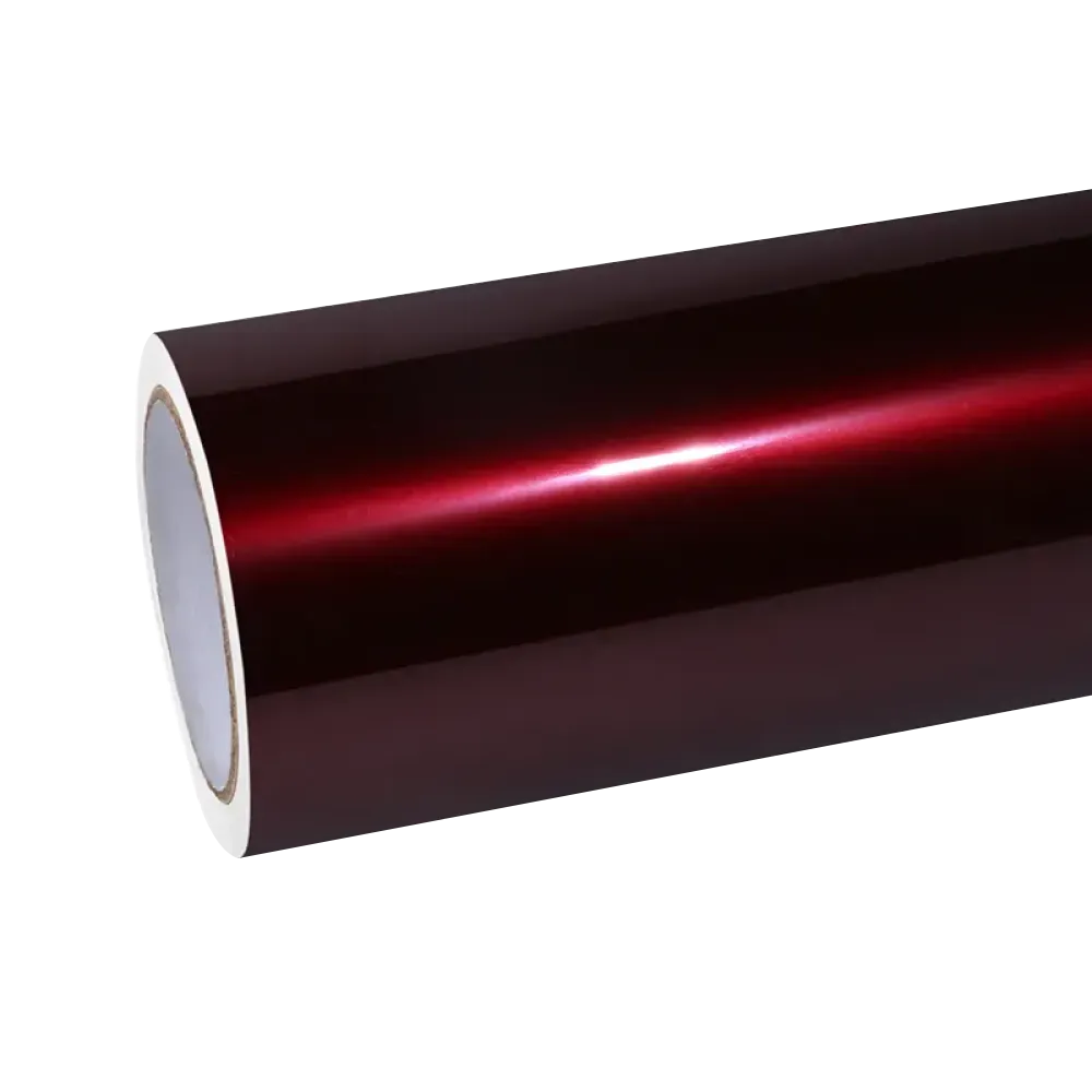 Best Gloss Dark Red Vinyl Wrap | Dark Red Metallic Vinyl Wraps