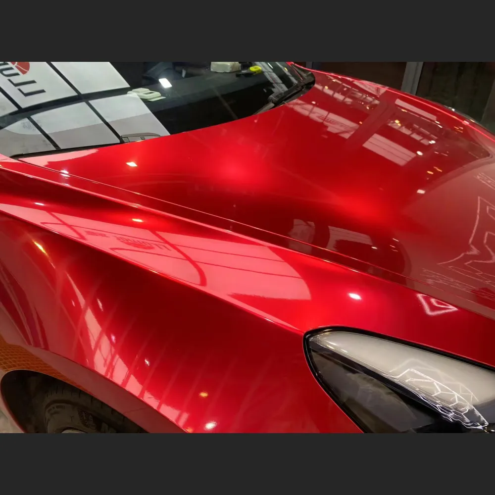 Best Gloss Dark Red Vinyl Wrap | Dark Red Metallic Vinyl Wraps