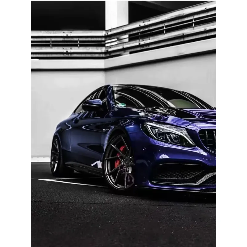 Gloss Royal Blue Vinyl wrap | Metallic Royal Blue Car Wraps - ALUKOVINYL