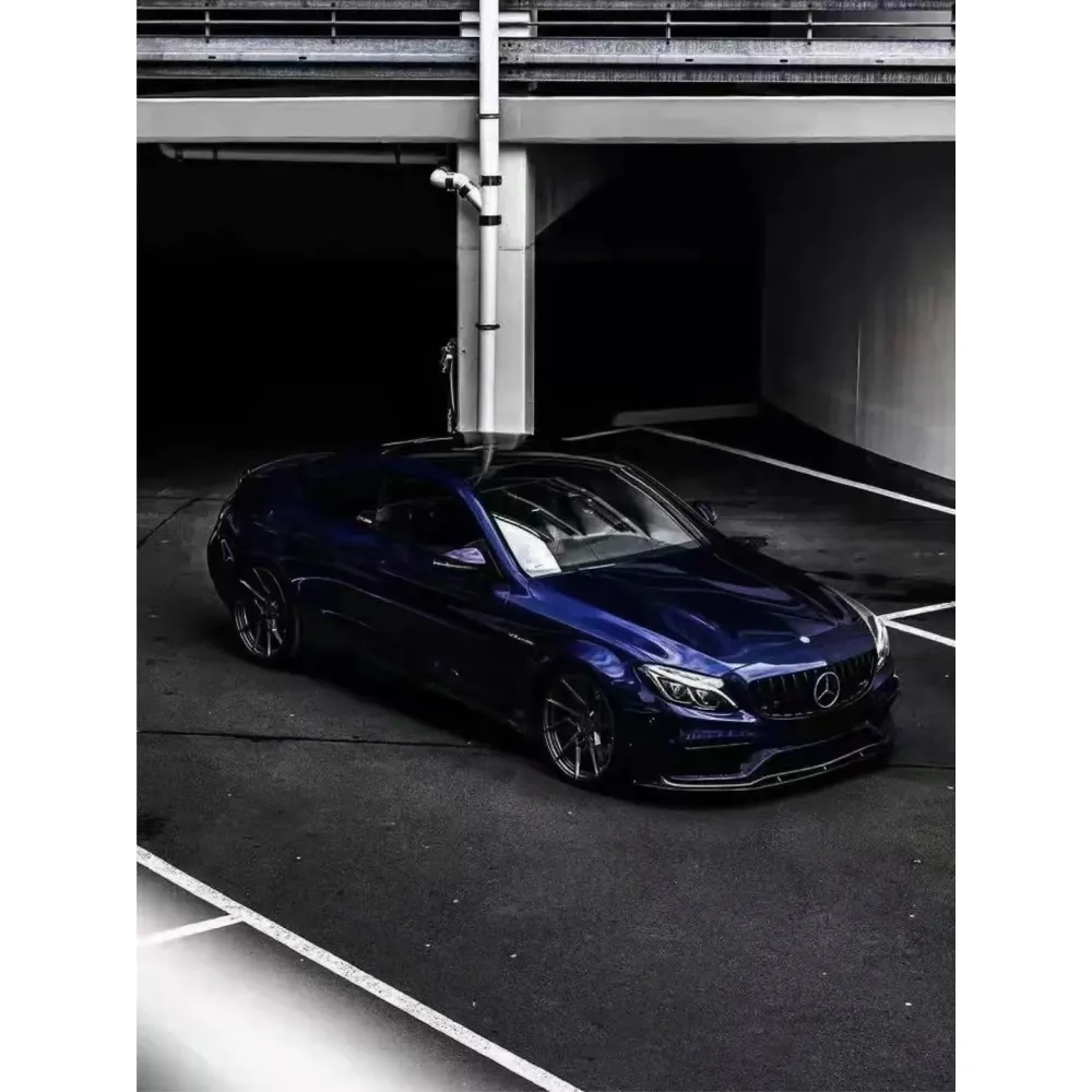 Gloss Royal Blue Vinyl wrap | Metallic Royal Blue Car Wraps - ALUKOVINYL