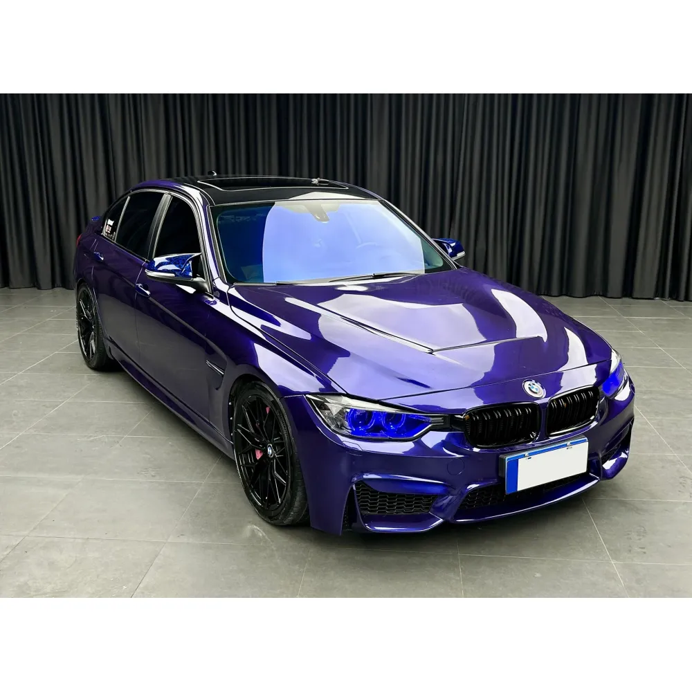 Gloss Royal Blue Vinyl wrap | Metallic Royal Blue Car Wraps - ALUKOVINYL