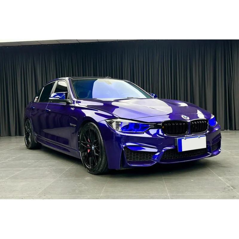 Gloss Royal Blue Vinyl wrap | Metallic Royal Blue Car Wraps - ALUKOVINYL