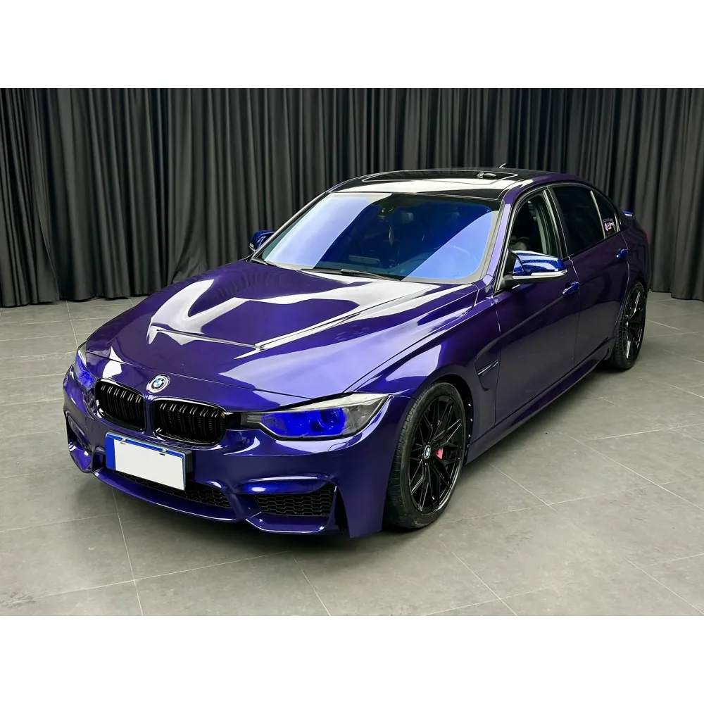 Gloss Royal Blue Vinyl wrap | Metallic Royal Blue Car Wraps - ALUKOVINYL