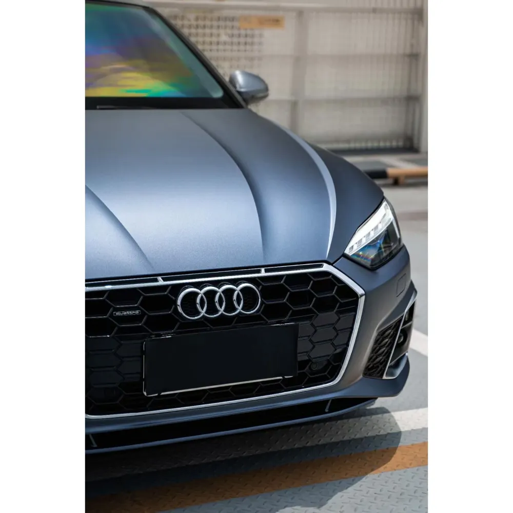 Matte Racing Blue Car Wrap | Metallic Racing Blue Vinyl Wraps - ALUKOVINYL