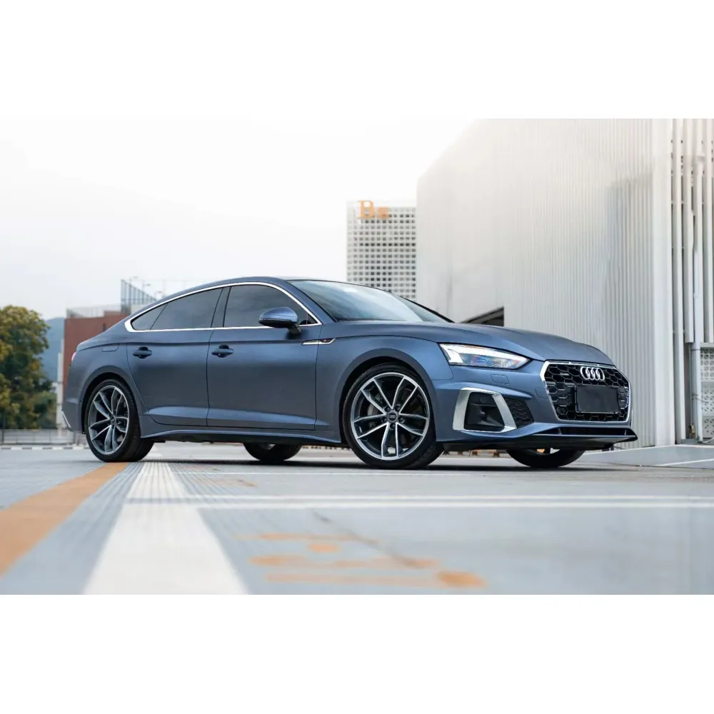 Matte Racing Blue Car Wrap | Metallic Racing Blue Vinyl Wraps - ALUKOVINYL