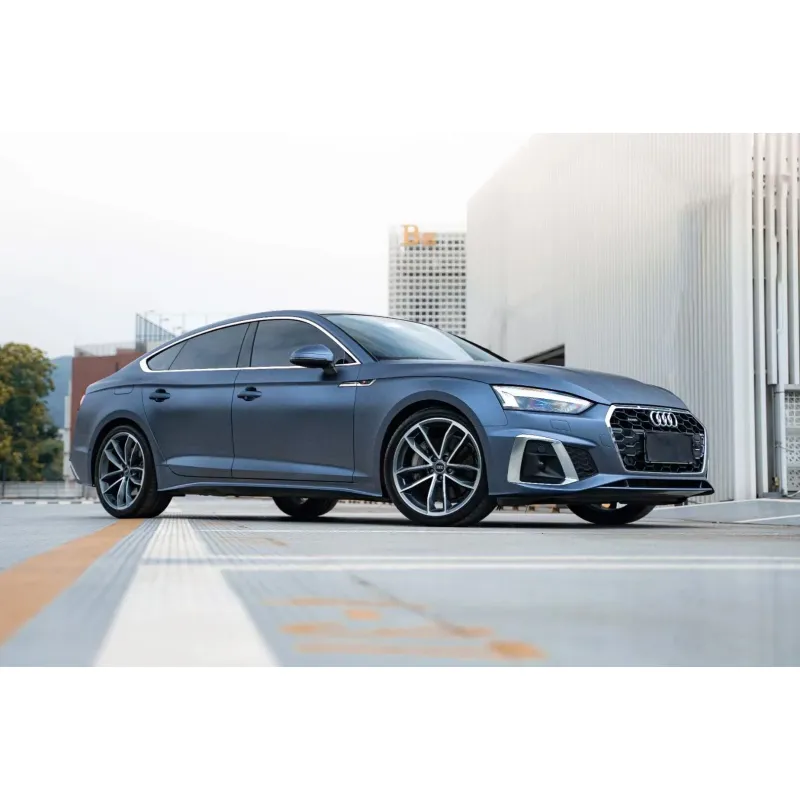 Matte Racing Blue Car Wrap | Metallic Racing Blue Vinyl Wraps - ALUKOVINYL