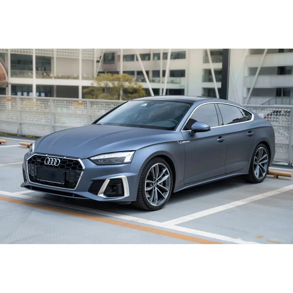 Matte Racing Blue Car Wrap | Metallic Racing Blue Vinyl Wraps - ALUKOVINYL