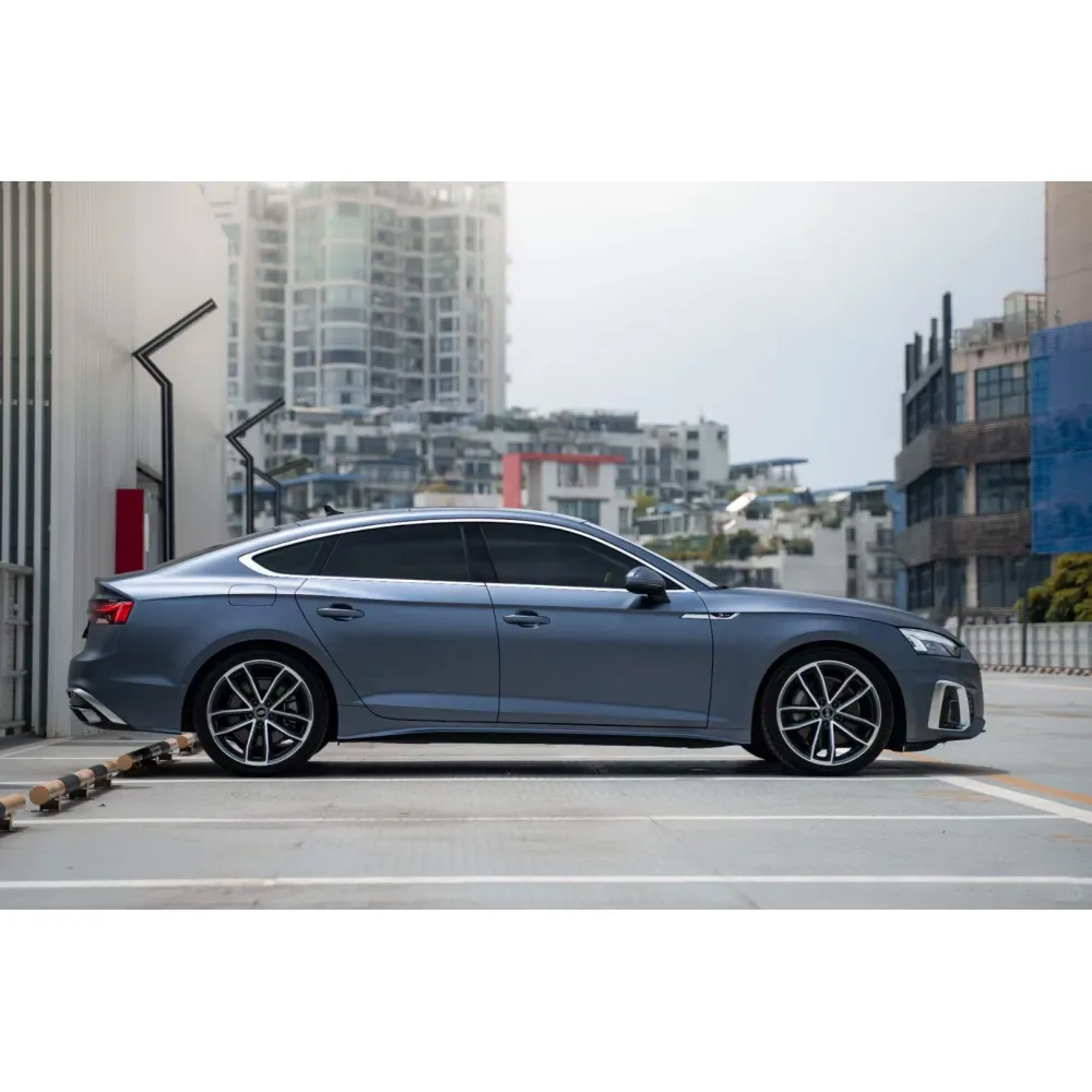 Matte Racing Blue Car Wrap | Metallic Racing Blue Vinyl Wraps - ALUKOVINYL