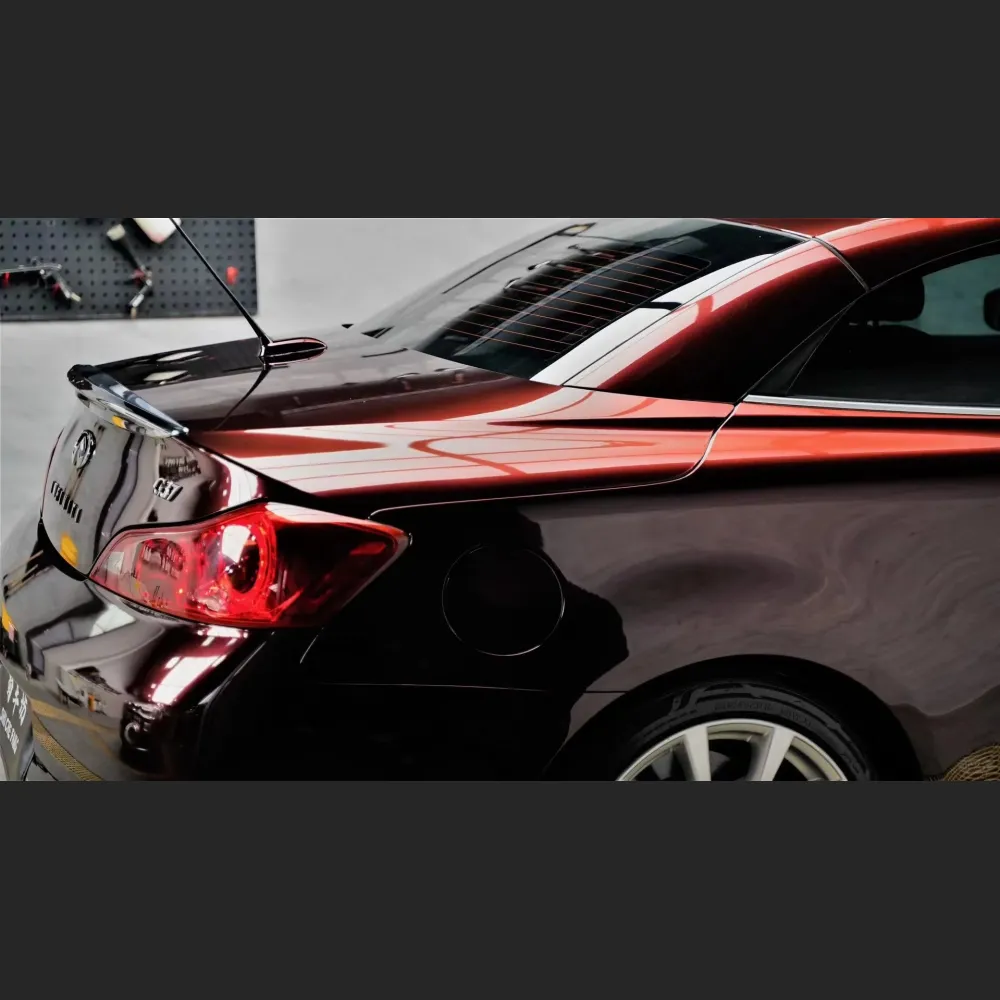 Best Gloss Black Rose Vinyl Wrap | Black Rose Metallic Wraps - ALUKOVINYL