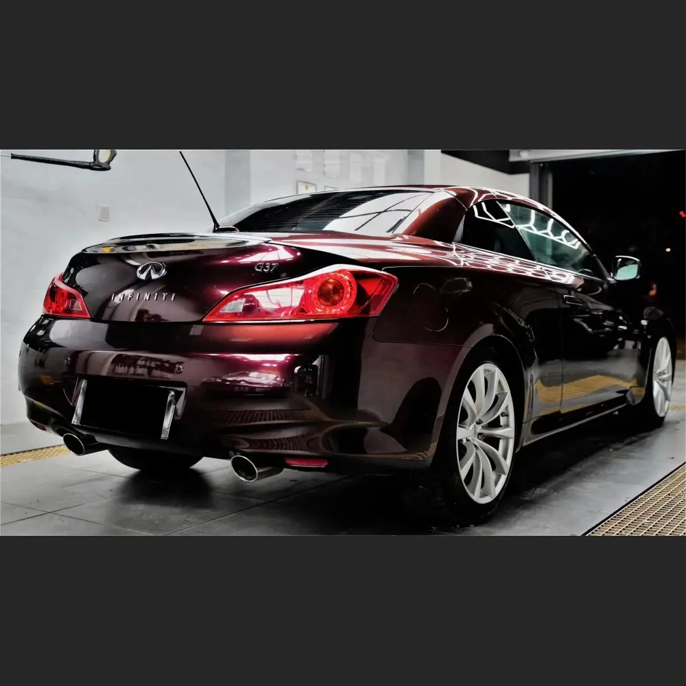 Best Gloss Black Rose Vinyl Wrap | Black Rose Metallic Wraps - ALUKOVINYL