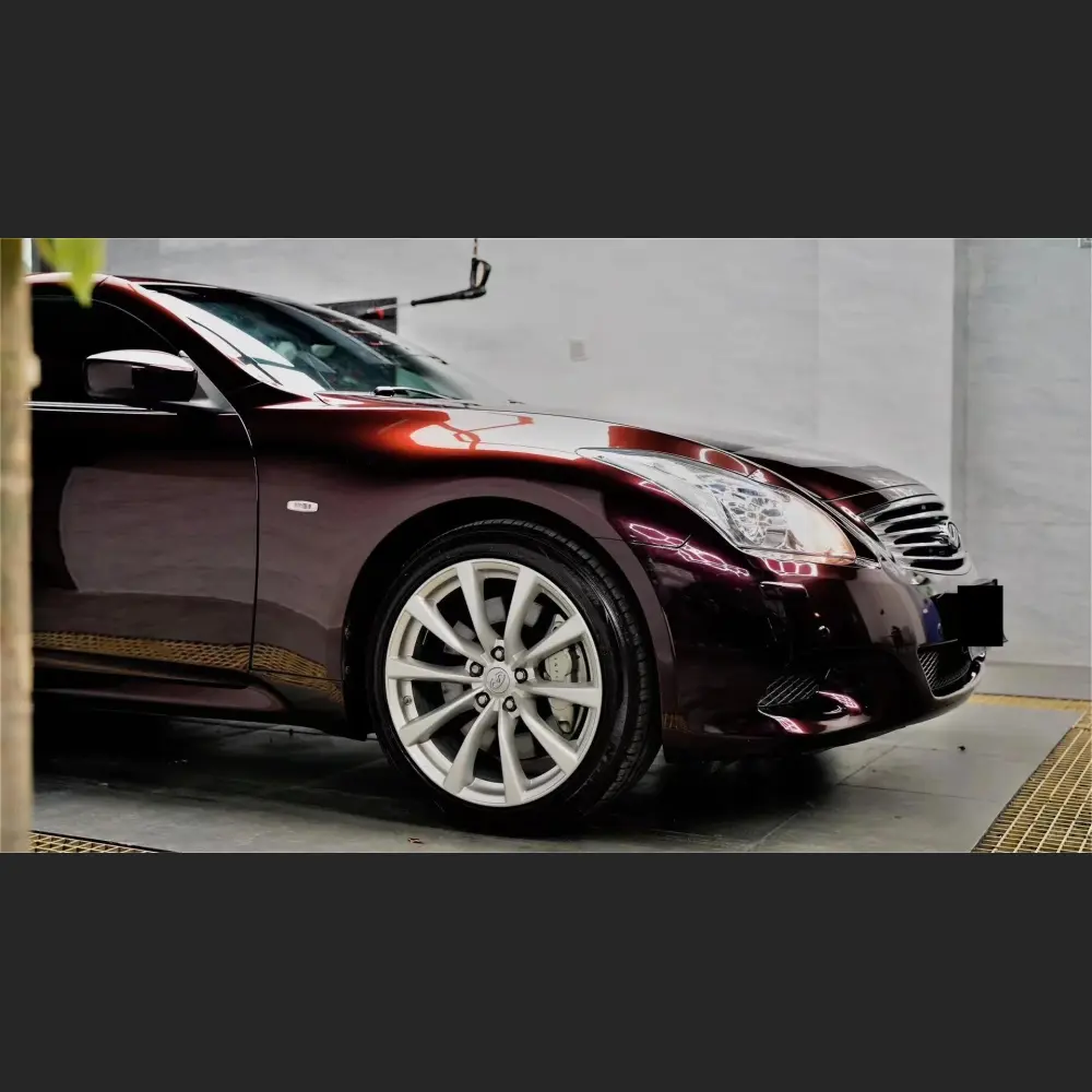 Best Gloss Black Rose Vinyl Wrap | Black Rose Metallic Wraps - ALUKOVINYL