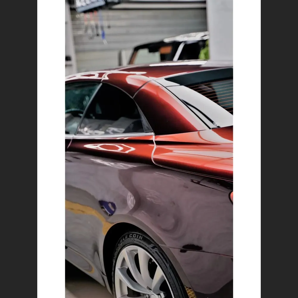 Best Gloss Black Rose Vinyl Wrap | Black Rose Metallic Wraps - ALUKOVINYL