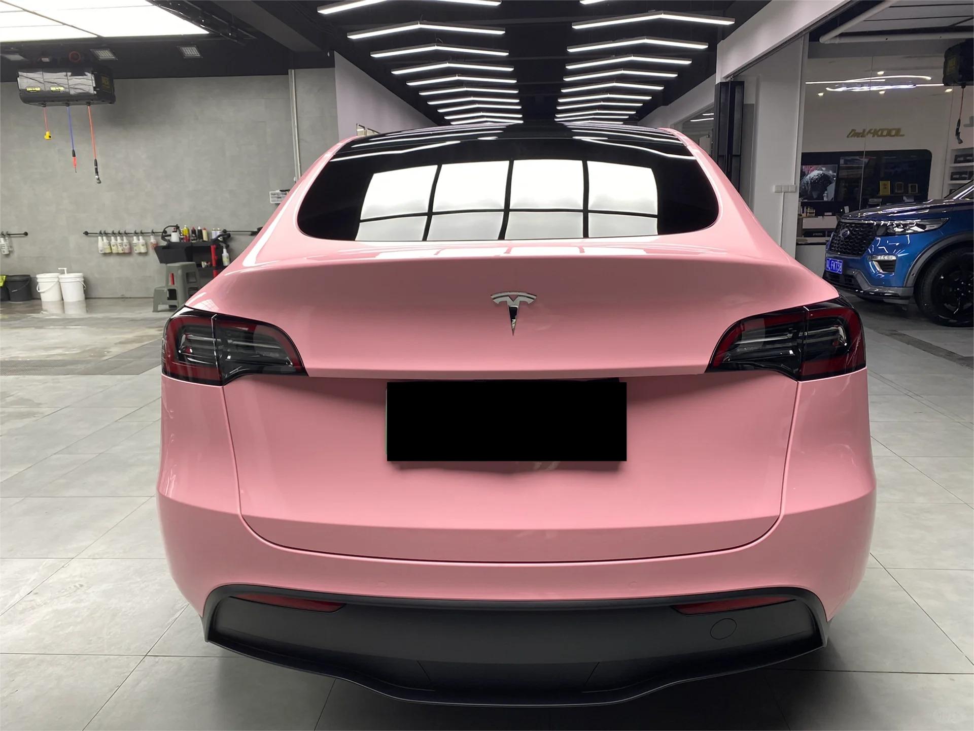 Best Gloss Crystal Peach Pink Car Wrap | Crystal Peach Pink Vinyl Wraps