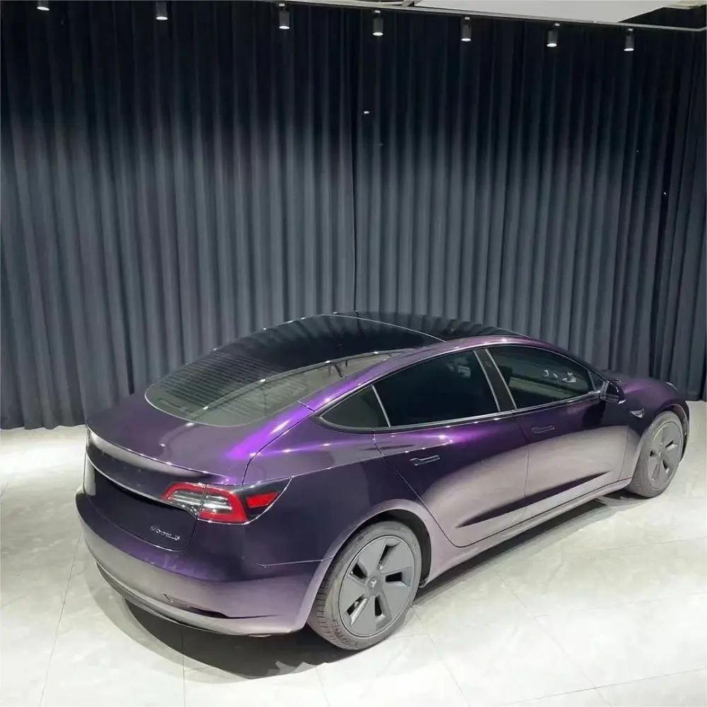 Gloss Midnight Purple Car Wrap | Metallic Midnight Purple Wraps ...