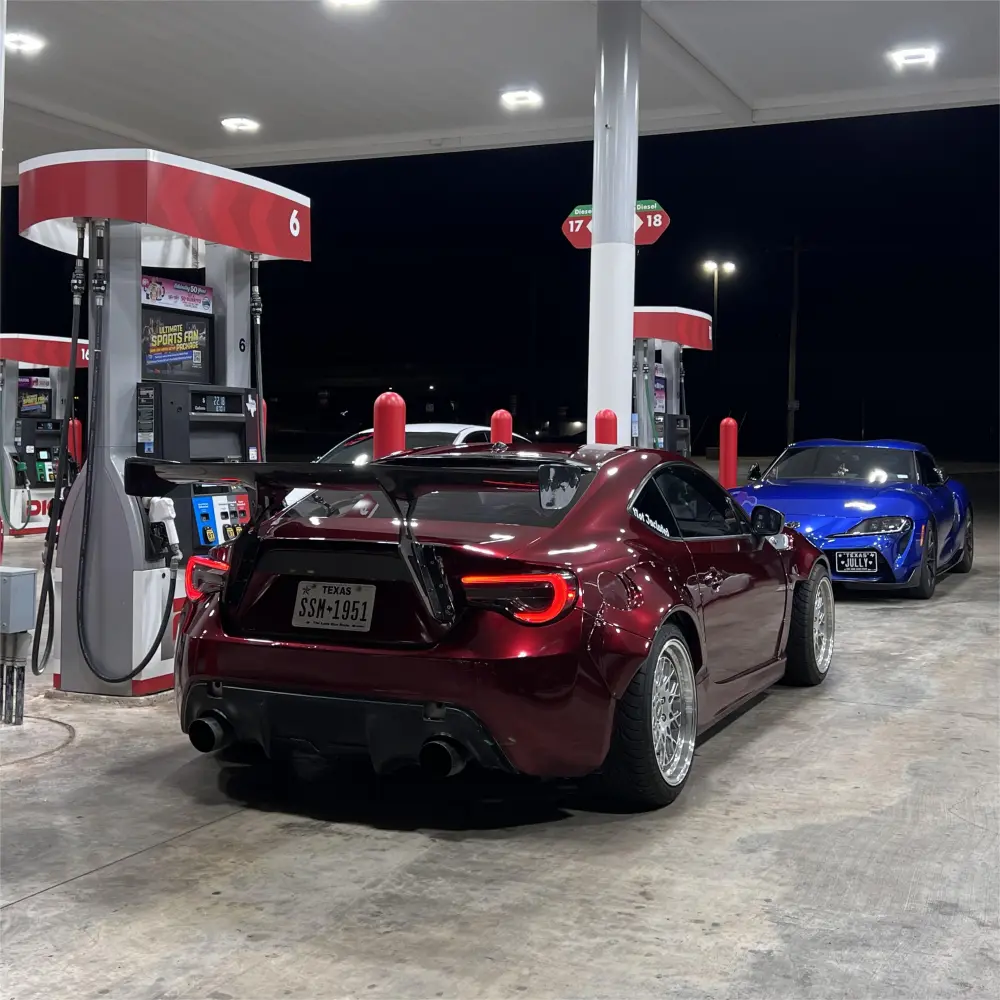 Best Gloss Vampire Red Car Wrap | Metallic Vampire Red Vinyl Wraps