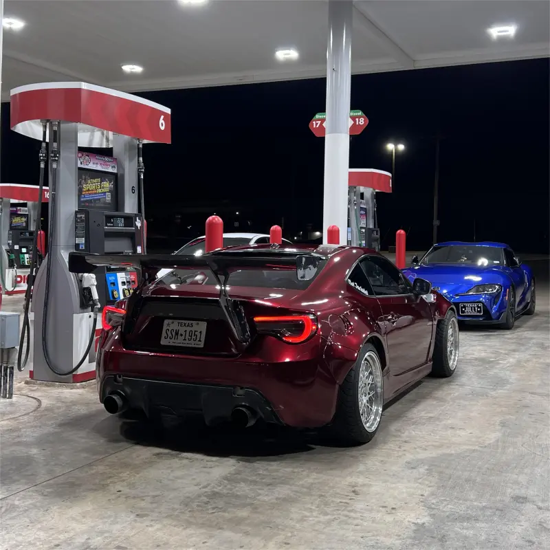 Best Gloss Vampire Red Car Wrap | Metallic Vampire Red Vinyl Wraps