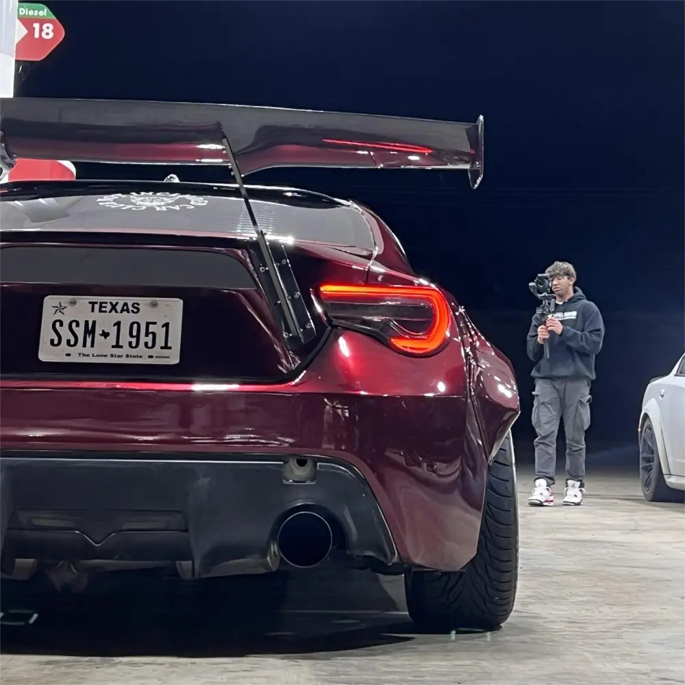 Best Gloss Vampire Red Car Wrap | Metallic Vampire Red Vinyl Wraps