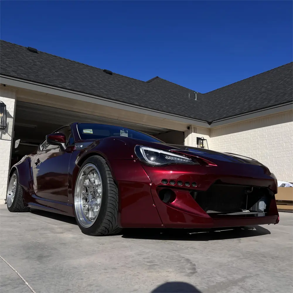 Best Gloss Vampire Red Car Wrap | Metallic Vampire Red Vinyl Wraps