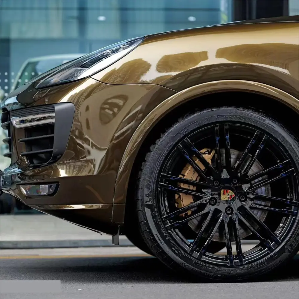 Best Gloss Metallic Midnight Gold Wrap | Gloss Black Gold Wraps ...