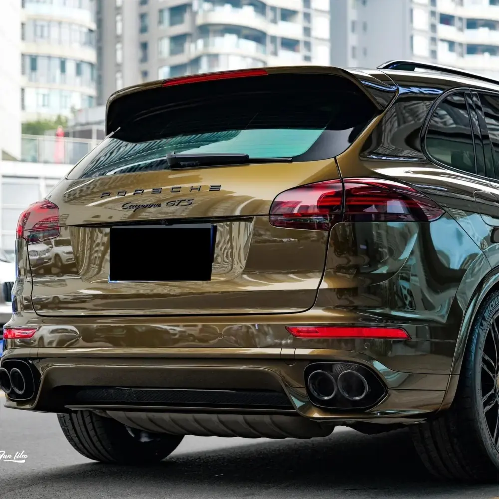 Best Gloss Metallic Midnight Gold Wrap | Gloss Black Gold Wraps ...