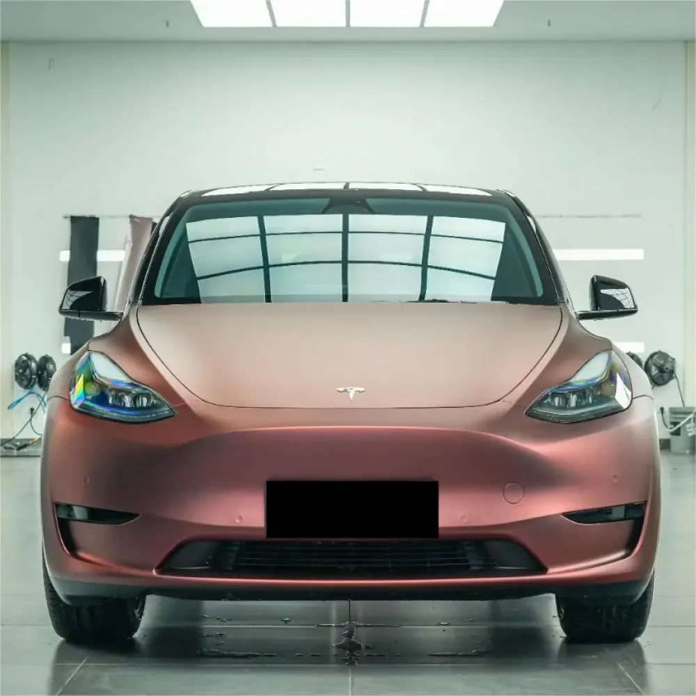 Matte Wine Red Vinyl Wrap | Wine Red Car Wraps -Alukovinyl