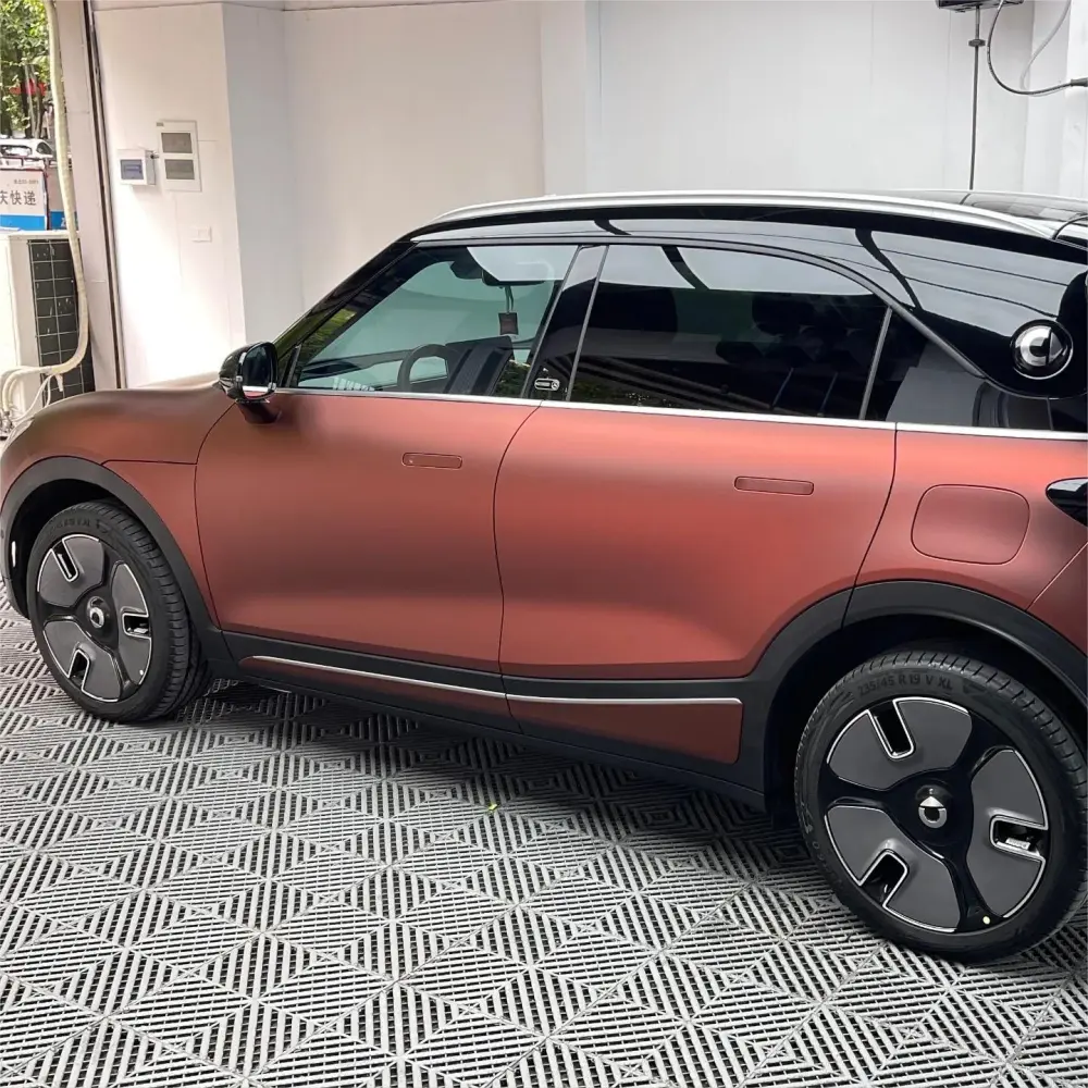 Matte Wine Red Vinyl Wrap | Wine Red Car Wraps -Alukovinyl