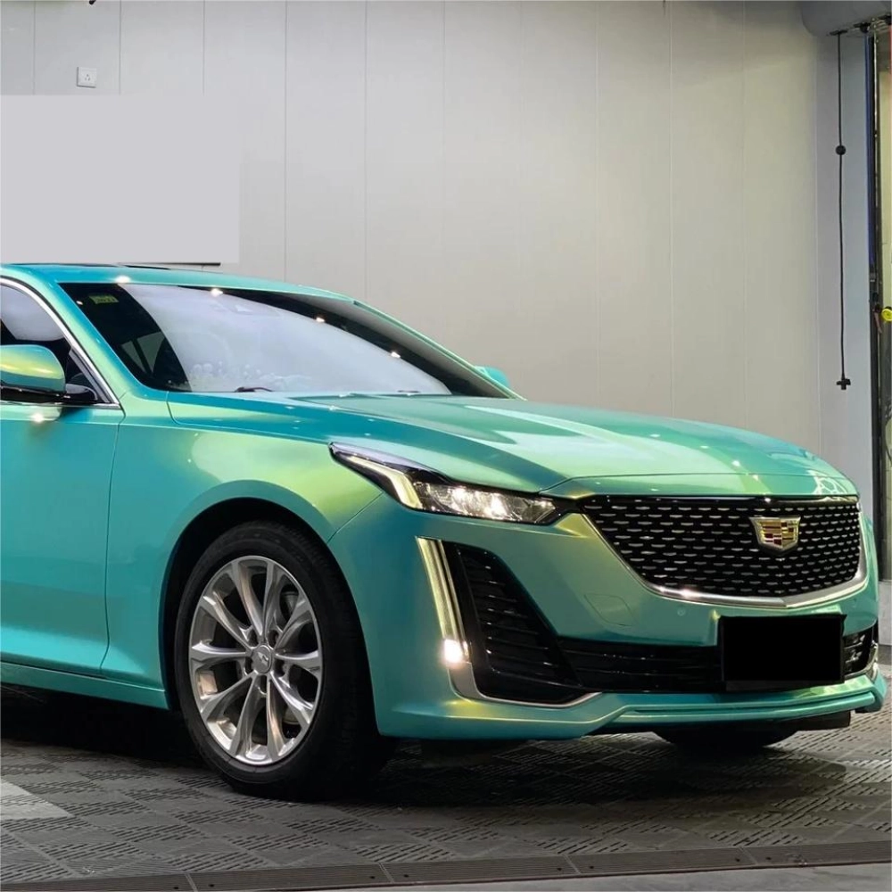 Gloss Chameleon Gold Blue Car Wrap | Metallic Chameleon Gold Blue Vinyl ...