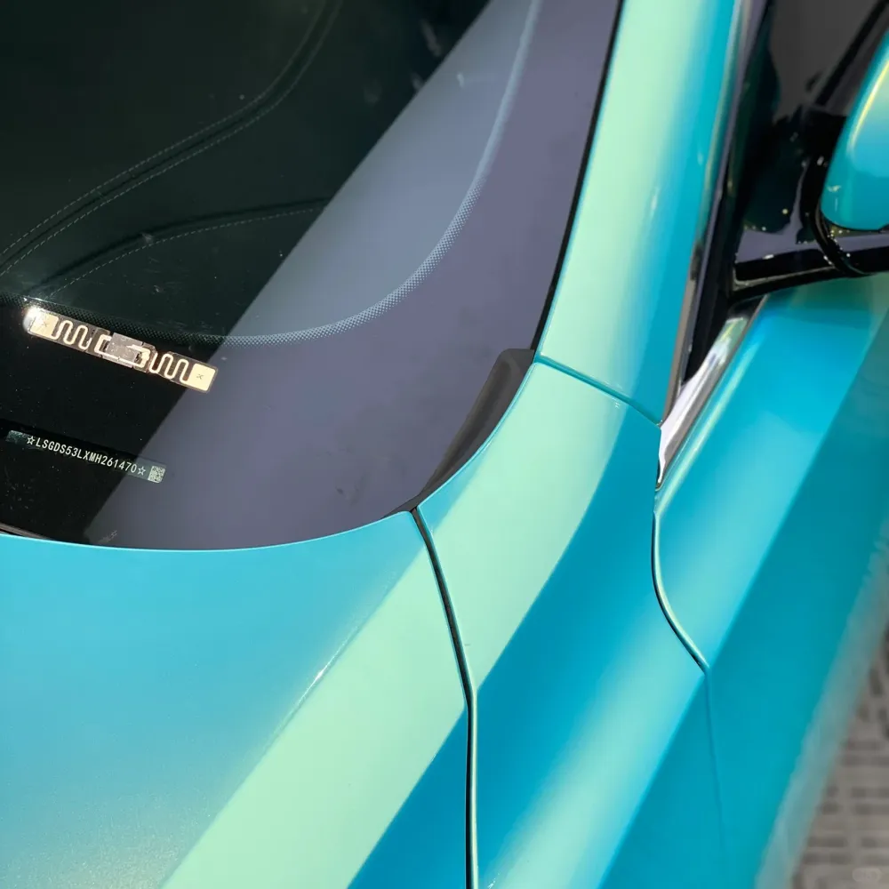 Gloss Chameleon Gold Blue Car Wrap | Metallic Chameleon Gold Blue Vinyl ...