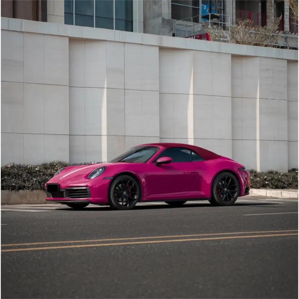 Best Gloss Ruby Star Red Wrap | Ruby Star Vinyl Wraps - ALUKOVINYL