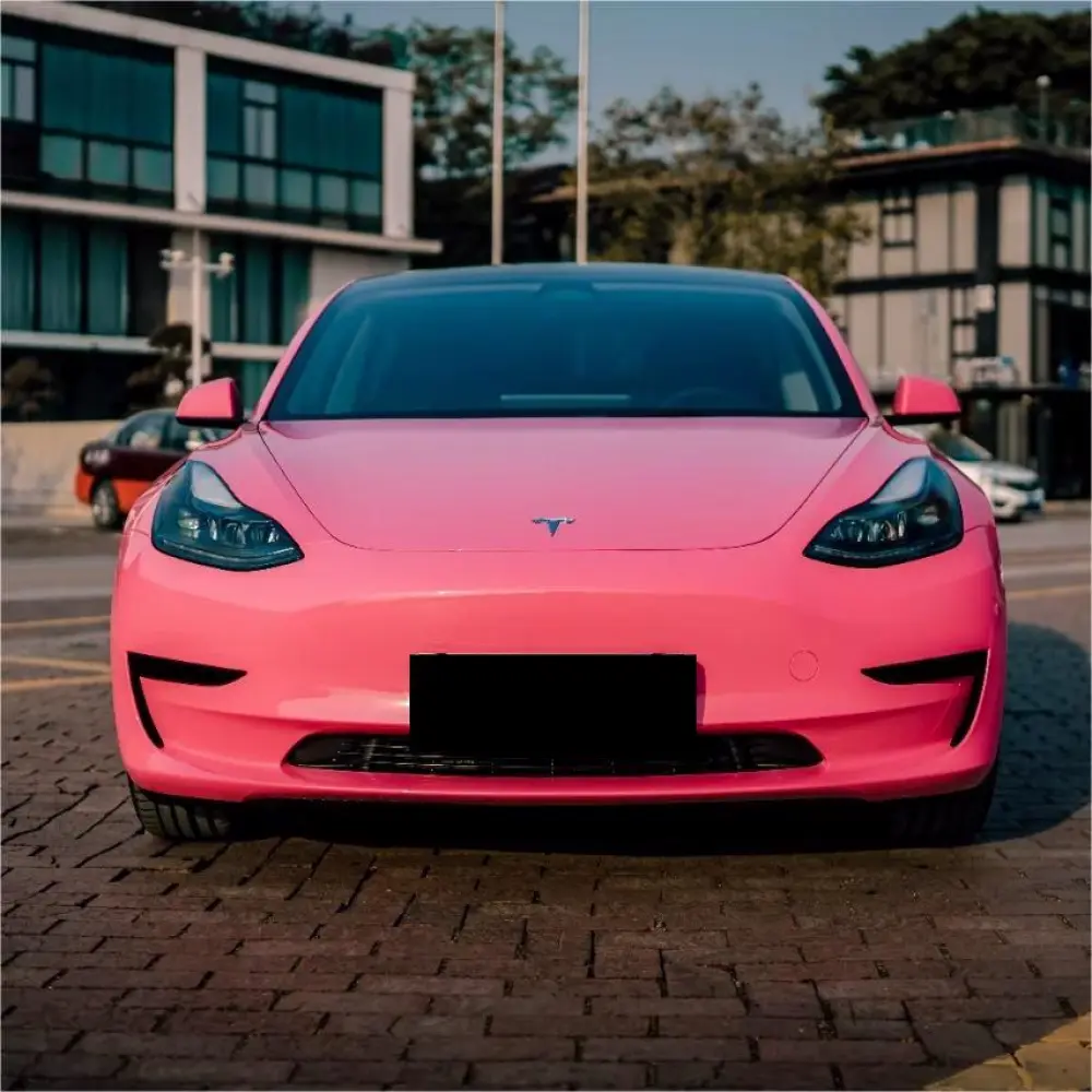 Gloss Princess Pink Car Wrap | Princess Pink Vinyl Wraps - ALUKOVINYL