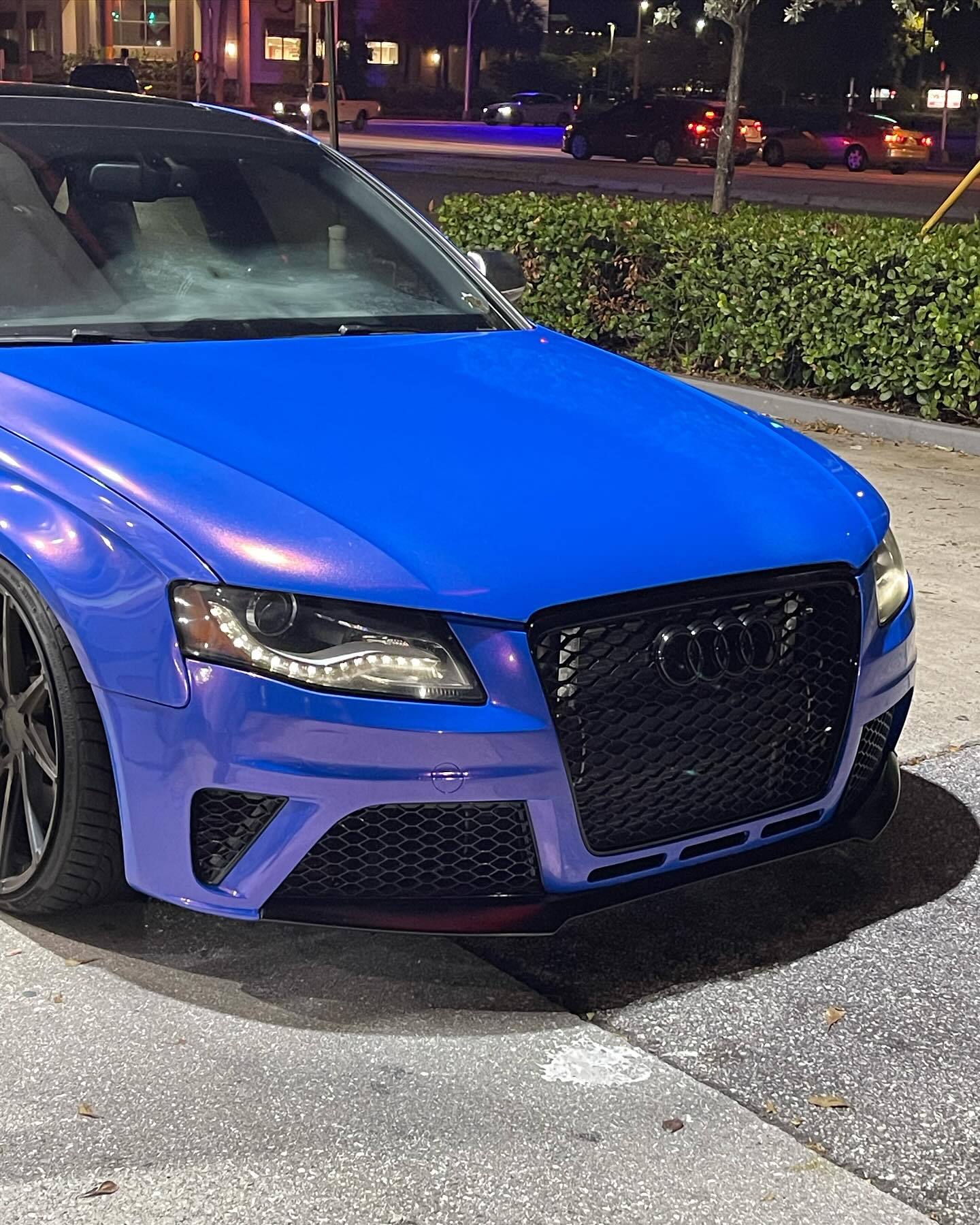 Best Gloss Diamond Red Blue Car Wrap | Metallic Diamond Red Blue Vinyl Wrap