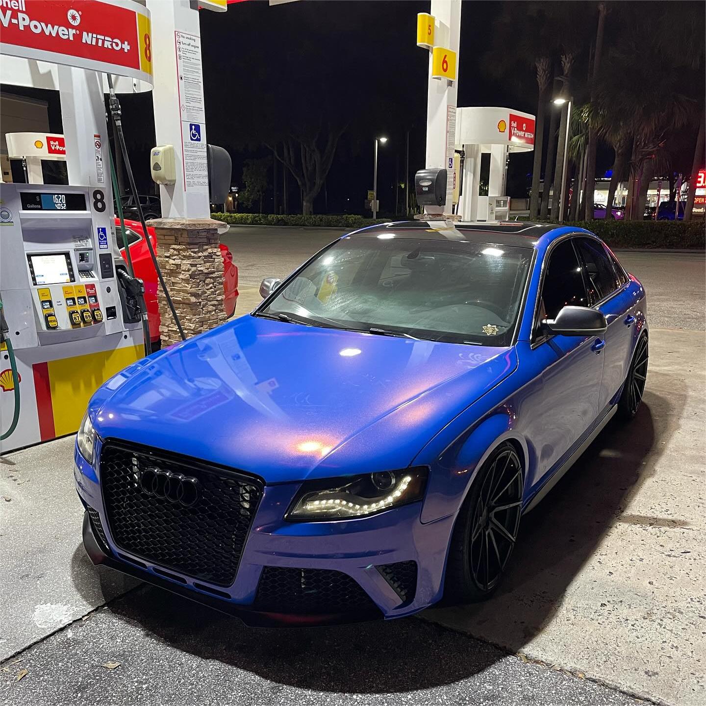 Best Gloss Diamond Red Blue Car Wrap | Metallic Diamond Red Blue Vinyl Wrap