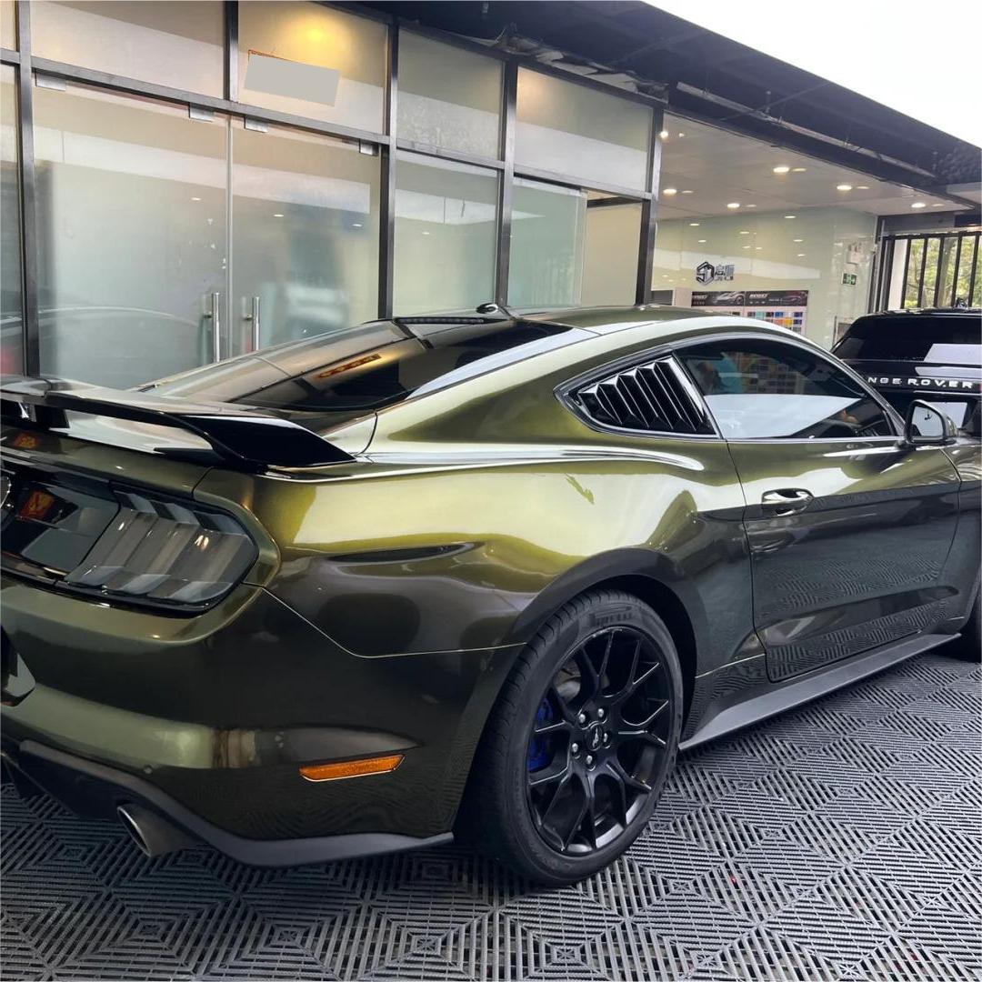 Best Gloss Ghost Black Gold Car Wrap | Metallic Ghost Black Gold Vinyl ...