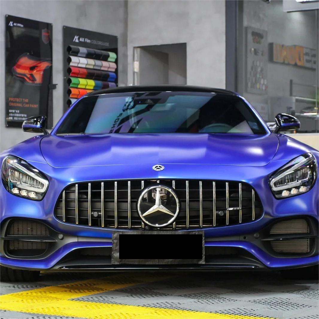 Best Matte Navy Blue Car Wrap | Metallic Navy Blue Vinyl Wraps - ALUKOVINYL