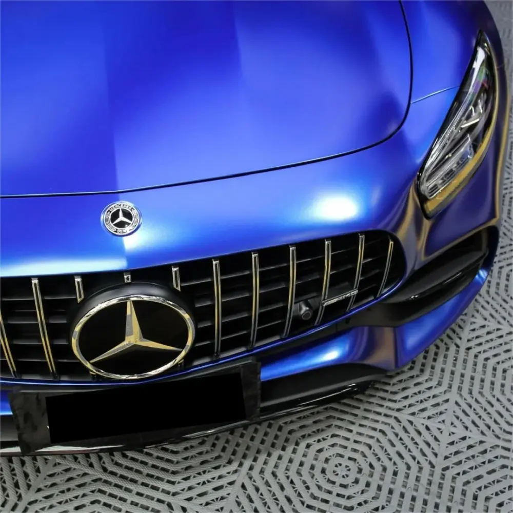 Best Matte Navy Blue Car Wrap | Metallic Navy Blue Vinyl Wraps - ALUKOVINYL
