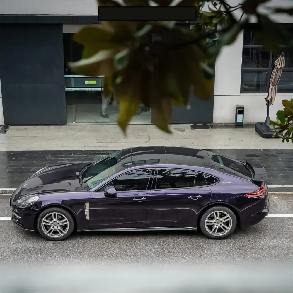 Best Gloss Midnight Purple Car Wrap | Midnight Purple Wrap