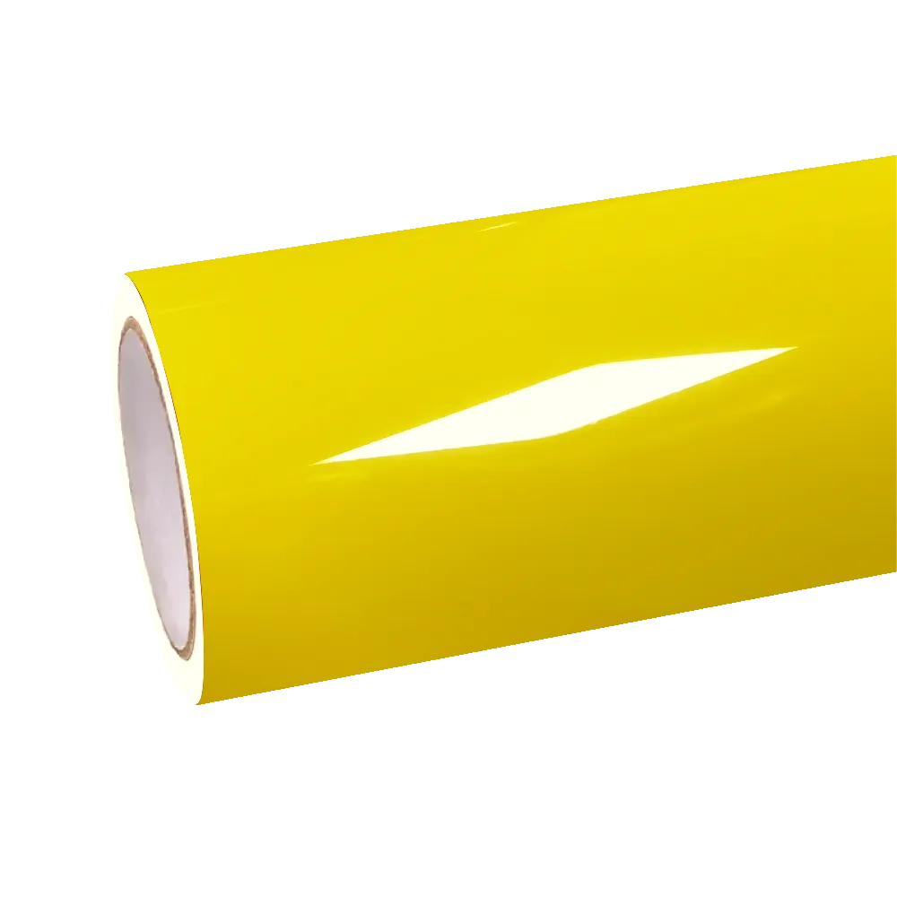 Gloss Racing Yellow Car Wrap | Racing Yellow Vinyl Wraps - ALUKOVINYL