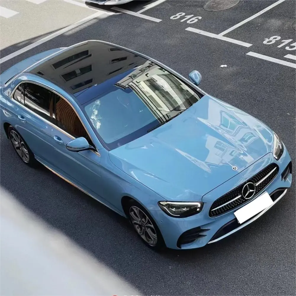 Best Gloss China Blue Vinyl Wrap | China Blue Car Wraps - ALUKOVINYL