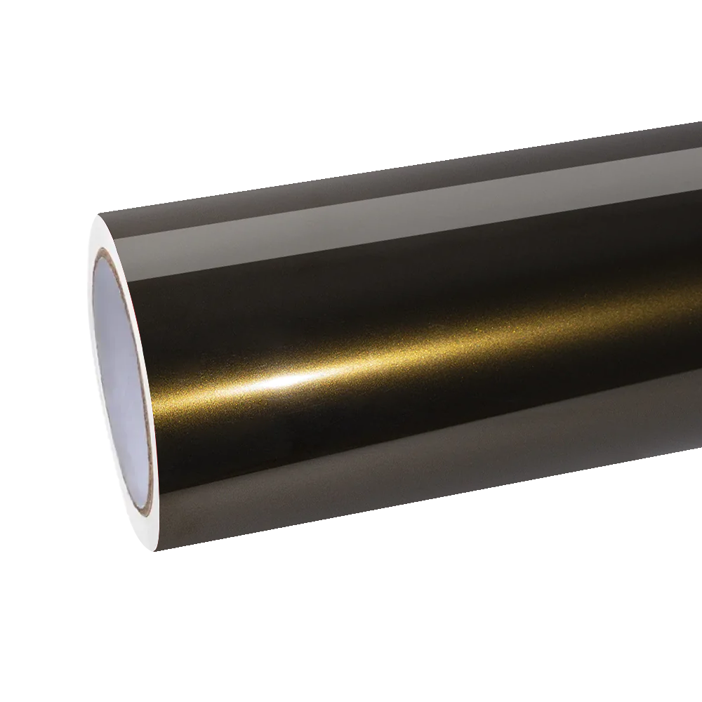 Best Gloss Ghost Black Gold Car Wrap | Metallic Ghost Black Gold Vinyl ...
