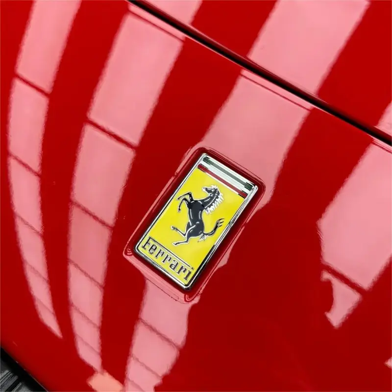 Gloss Ferrari Red Car Vinyl Wrap | Ferrari Red Vinyl Wraps - ALUKOVINYL