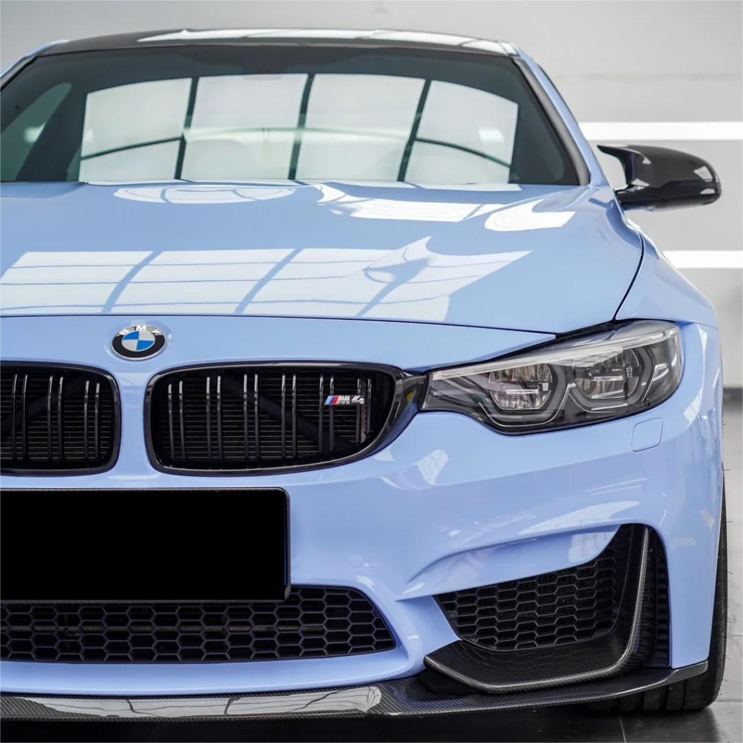 Best Gloss Hazy Blue Vinyl Wrap | Hazy Blue Car Wraps - ALUKOVINYL