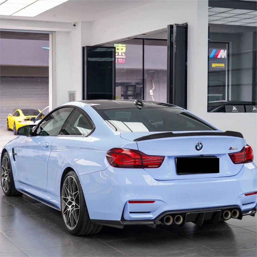 Best Gloss Hazy Blue Vinyl Wrap | Hazy Blue Car Wraps - ALUKOVINYL