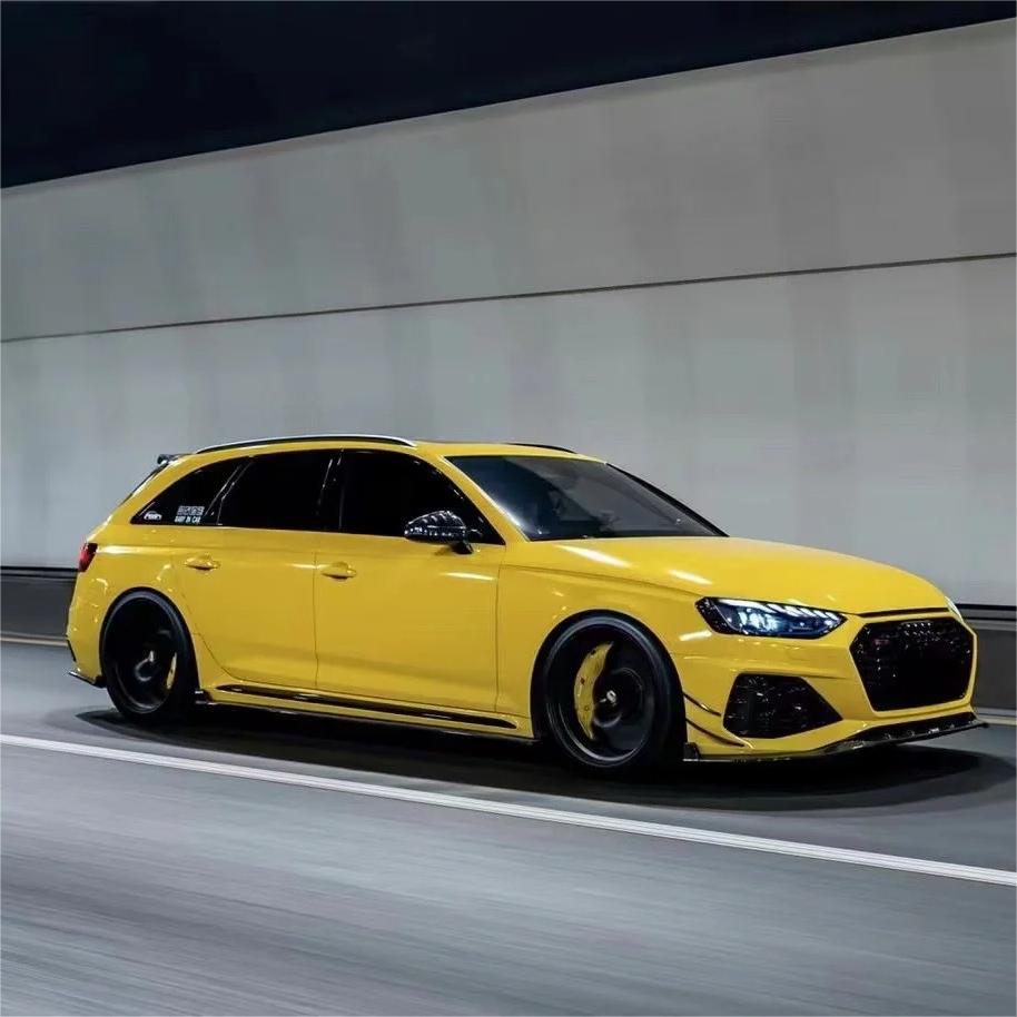 Gloss Racing Yellow Car Wrap | Racing Yellow Vinyl Wraps - ALUKOVINYL