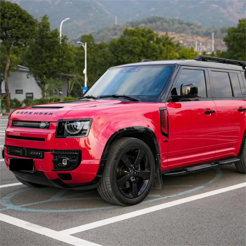 Best Gloss Ruby Red Wrap | Ruby Red Vinyl Wraps - ALUKOVINYL