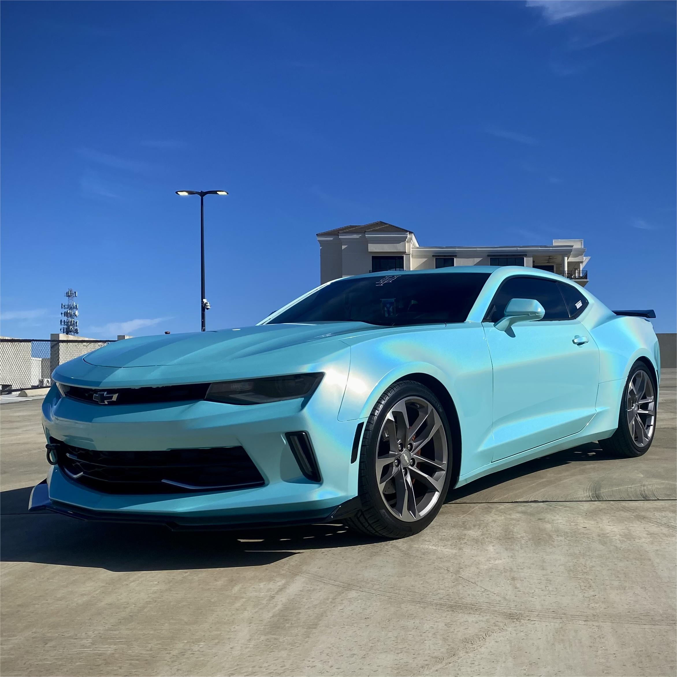 Gloss Rainbow Tiffany Blue Car Wrap | Metallic Rainbow Tiffany Blue ...