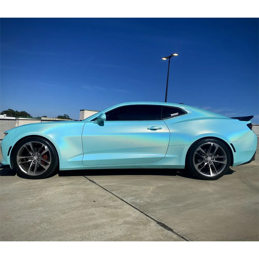 Gloss Rainbow Tiffany Blue Car Wrap | Metallic Rainbow Tiffany Blue ...