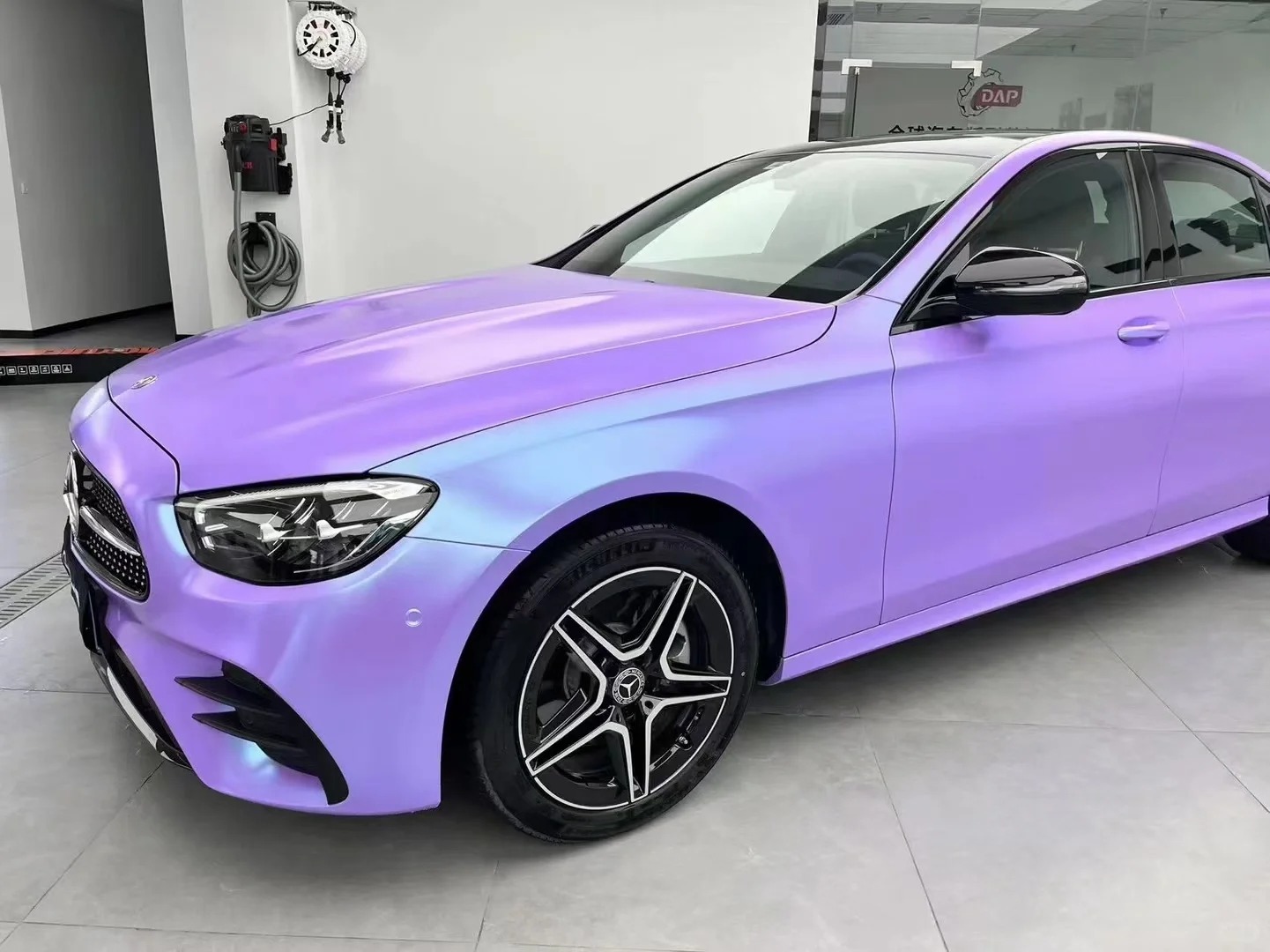 Matte Chameleon Glacial Frost Car Wrap | Metallic Glacial Frost Vinyl Wraps