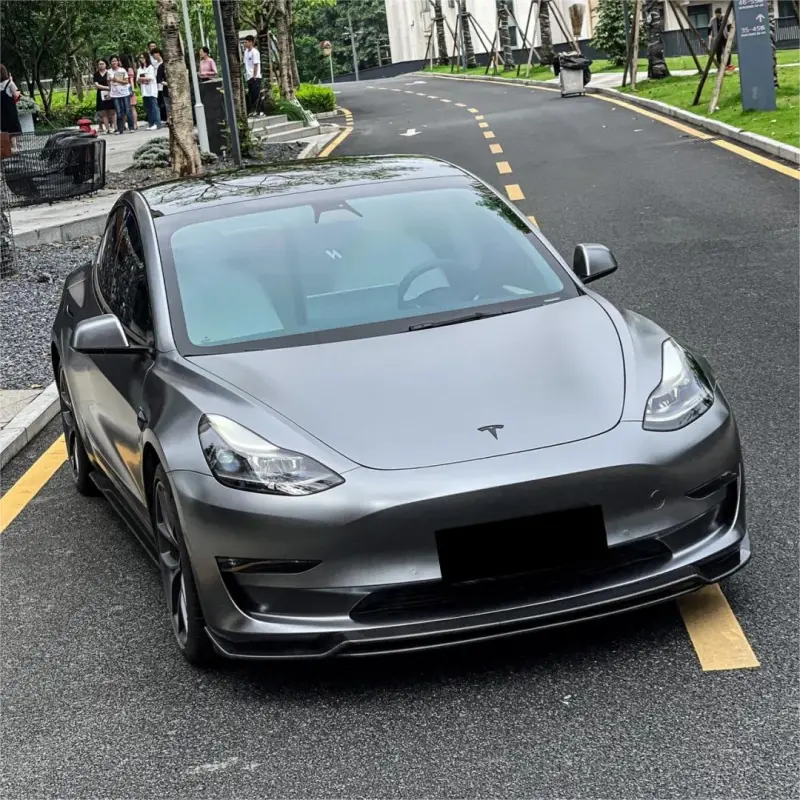 Matte Titanium Grey Car Wrap | Matte Metallic Titanium Grey Vinyl Wraps ...