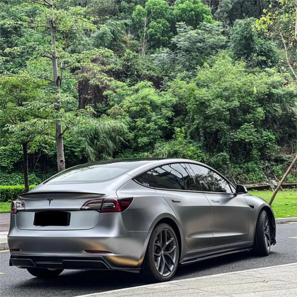 Matte Titanium Grey Car Wrap | Matte Metallic Titanium Grey Vinyl Wraps ...